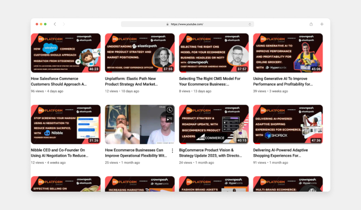 Best Ecommerce YouTube Channels